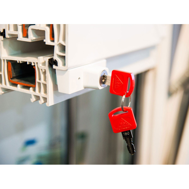 Security lock for windows and balcony doors