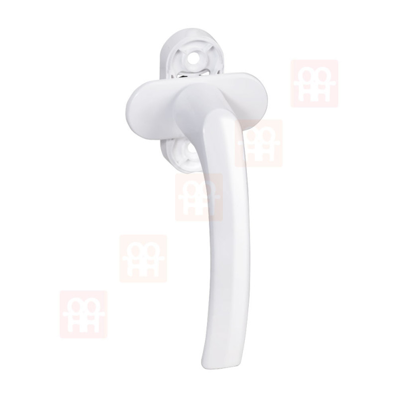 Aluminium window handle | white