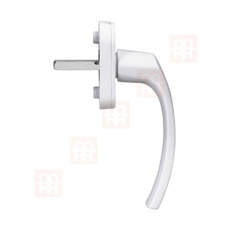 Aluminium window handle | white