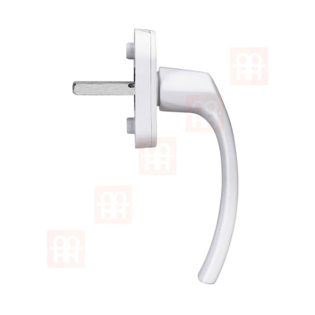Aluminium window handle | white