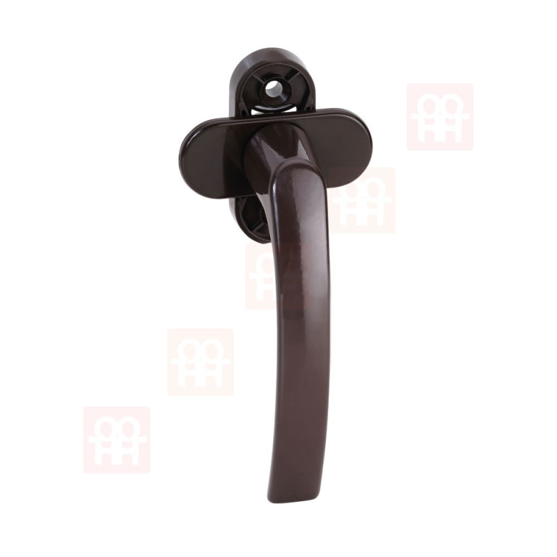 Aluminium window handle | brown