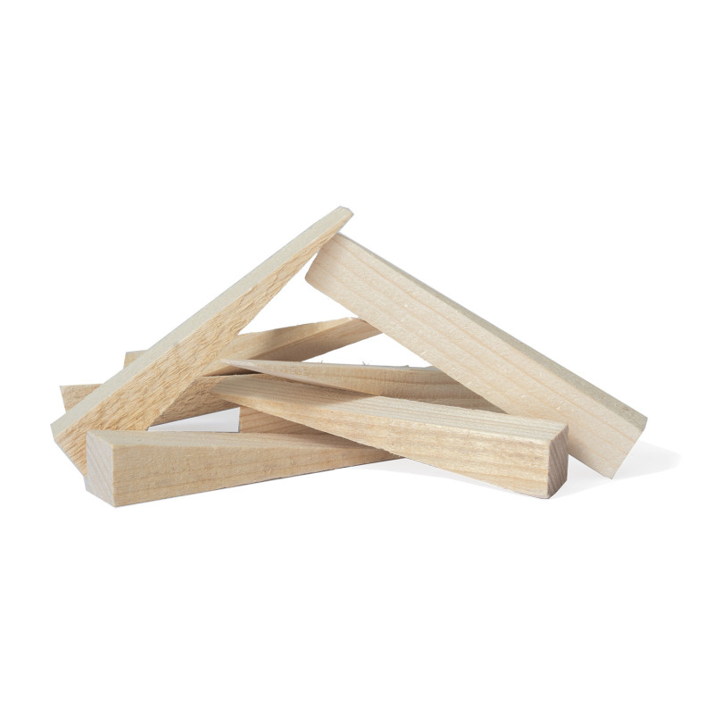 Wooden mounting wedges 150x25x25-1mm