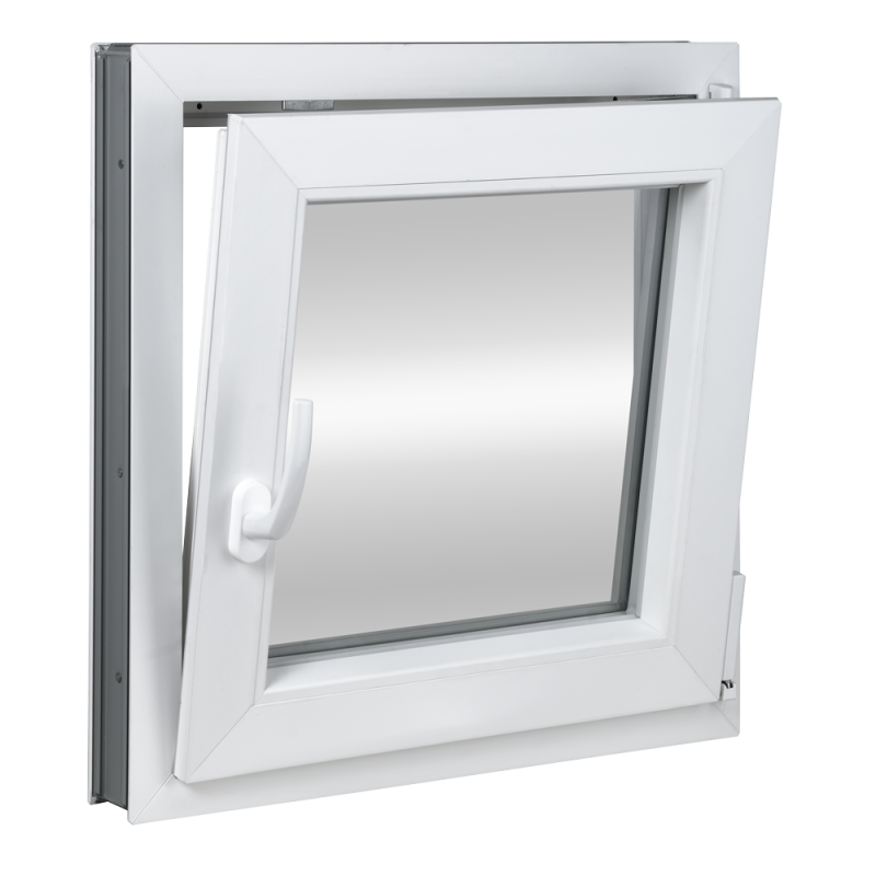 Finestra in plastica 55x55 cm (550x550mm) apertura e ribaltamento ...